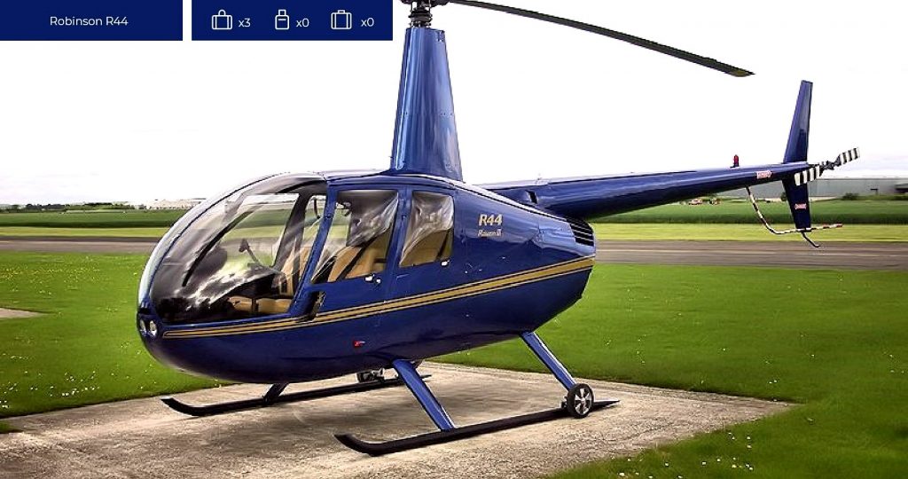 Charter a Single Engine Helicopters | Zela Jet